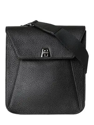 Akris Small Anouk Leather Crossbody Bag - 009 Black
