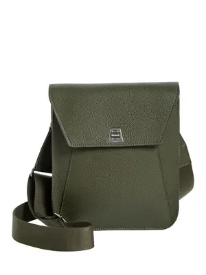 Akris Akris Small Anouk Leather Crossbody Bag 054 Olive