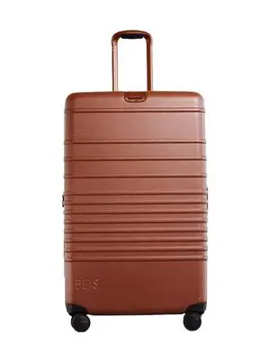 BEIS Béis Large Check-In Roller Suitcase Maple