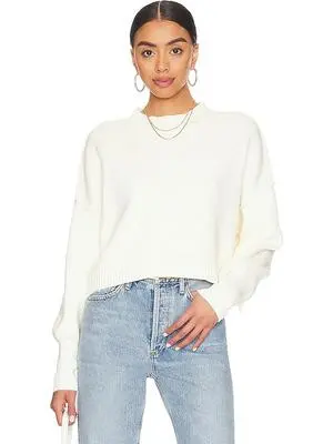 Free People Easy Street Cropped Sweater - Moonglow