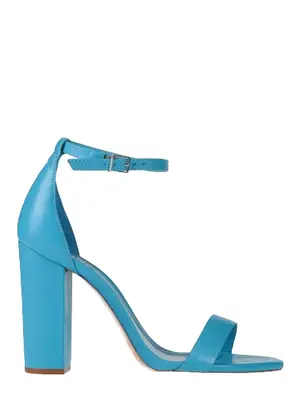 Schutz Leather Sandals Blue