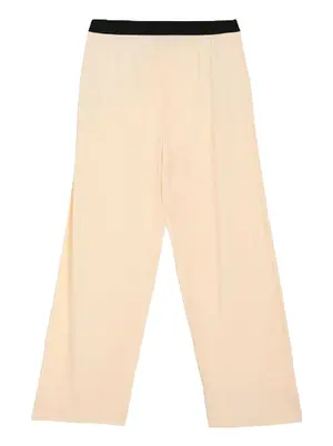 JUCCA Straight-leg Crepe Pants - White