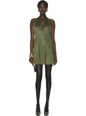 Saint Laurent Mini Dress - Kaki