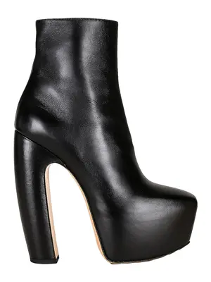 Bottega Veneta Wedge Ankle Boots - Black