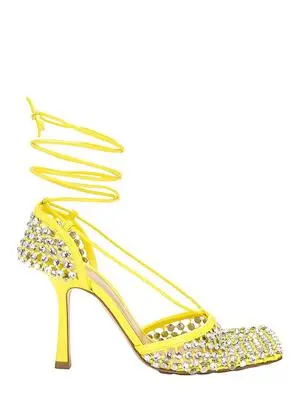 Bottega Veneta Stretch Lace Up Sandal - Lighthouse