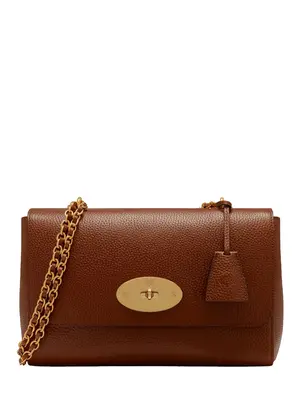 Mulberry Medium Lily Leather Shoulder Bag Oak