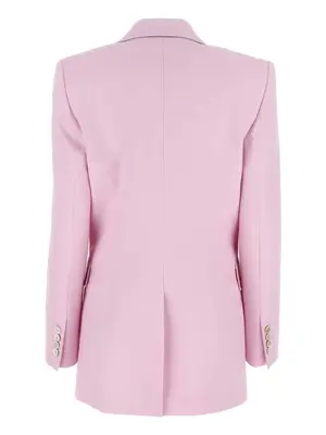 Alexander McQueen Double-breasted Wool Blazer - Pink