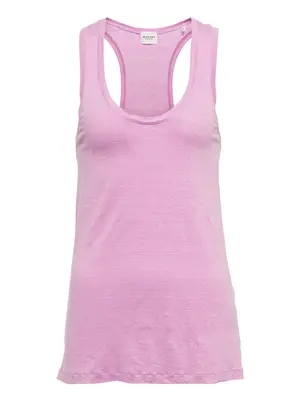 MARANT ETOILE Avien Linen Tank Top - Purple