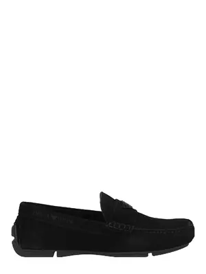 Emporio Armani EMPORIO ARMANI Leather Loafers Black