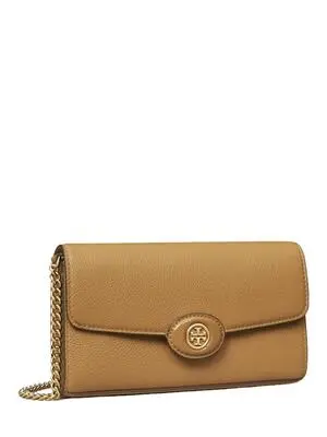 Tory Burch Robinson Pebbled Crossbody - Tiramisu