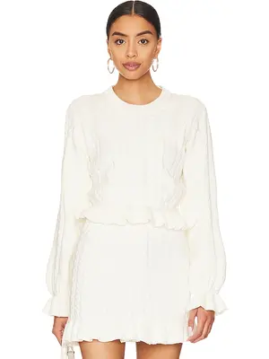 SHOW ME YOUR MUMU Ridley Ruffle Sweater