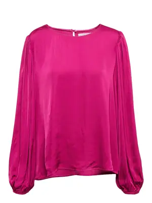 Velvet By Graham & Spencer Satin Top - Pink