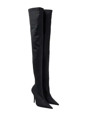 Balenciaga Knife Over-the-knee Sock Boots - Black