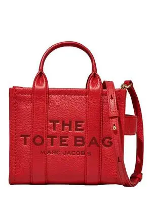 Marc Jacobs Leather Crossbody Tote - True Red