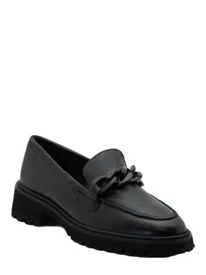 ARA Kiana Lug Sole Loafer - Black