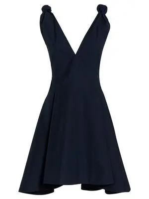 Bottega Veneta Compact Cotton Dress - Abyss