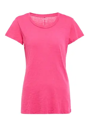 Velvet By Graham & Spencer Odelia Cotton Jersey T-shirt - Pink