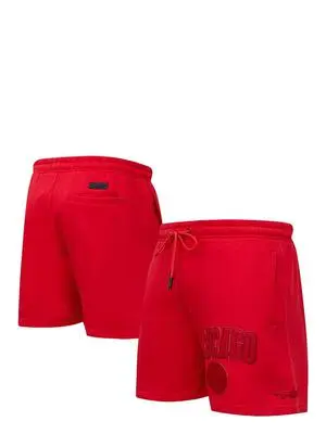PRO STANDARD Chicago Cubs Triple Classic Shorts - Red