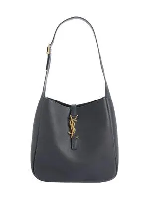 Saint Laurent Small Le 5 À 7 Leather Hobo - Bleu Abysse