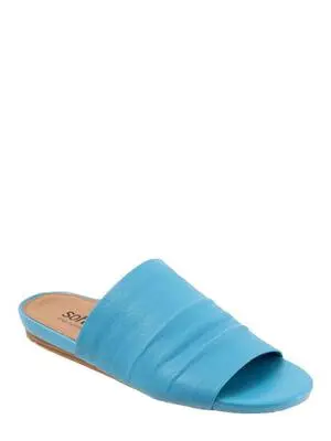 Softwalk Camano Slide Sandal - Sky Blue