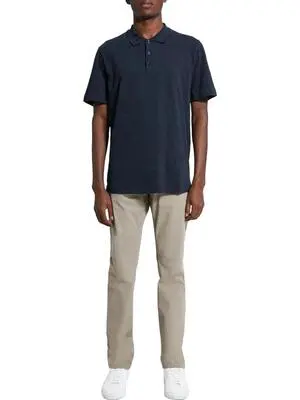 Theory Men & Apos;s Bron D Cosmos Polo Shirt Eclipse