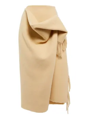 THE ROW Dianne Draped Maxi Skirt - Beige