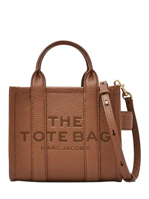 Marc Jacobs Leather Crossbody Tote - Argan Oil