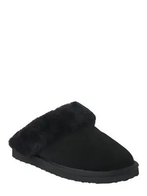 WHISTLES Emilia Shearling Cuff Slippers