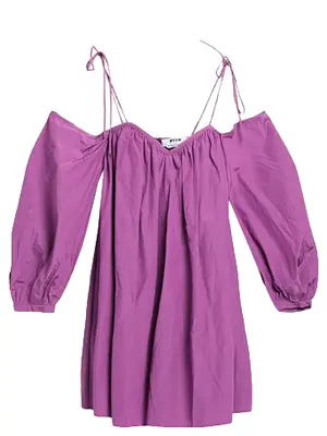 MSGM MSGM Mini Flared Dress Purple