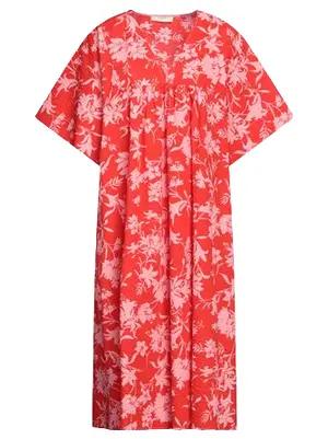 Beatrice B Cotton Midi Dress - Red