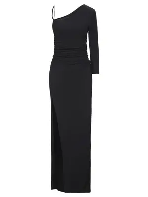 Atos Lombardini Maxi Dress Black