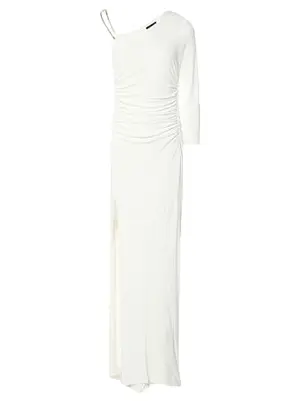 Atos Lombardini Maxi Dress White