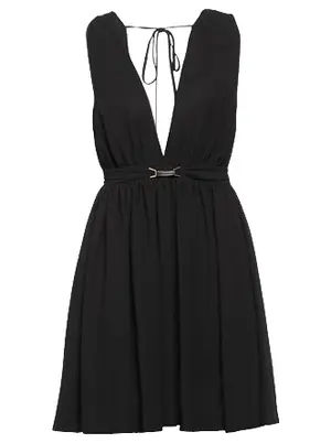 VICOLO VICOLO Mini Flared Dress Black
