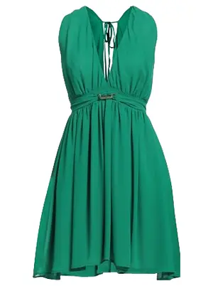 VICOLO VICOLO Mini Flared Dress Green
