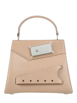 MAISON MARGIELA MAISON MARGIELA Handbag In Light Cow Leather With Appliqués Beige