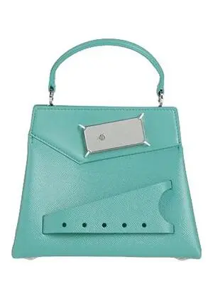 MAISON MARGIELA MAISON MARGIELA Handbag In Light Cow Leather With Appliqués Green