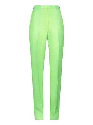 MSGM Viscose Straight Leg Pants - Green