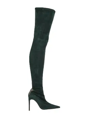 Elisabetta Franchi Over-the-Knee Boots Green
