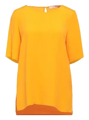 Beatrice B Crepe Top Ocher