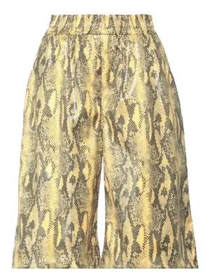 MSGM MSGM Snake Print Chinos Yellow