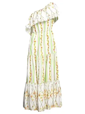 MSGM Cotton Maxi Dress - White