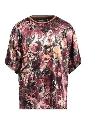 Dolce & Gabbana T-shirt Plum Size Polyester, Elastane, Polyamide - Purple