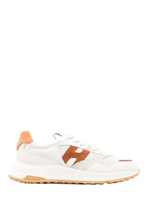 Hogan Logo-patch Low-top Sneakers - Neutrals