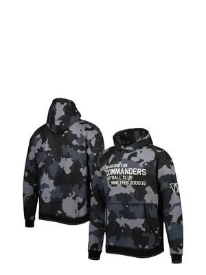 THE WILD COLLECTIVE Washington Commanders Camo Pullover Hoodie - Black