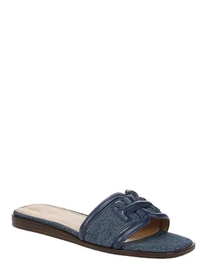 Sam Edelman Sam Edelman Irina Slide Sandal Blue Stone/hudson Blue