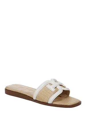 Sam Edelman Sam Edelman Irina Slide Sandal Bright White/ Beechwood