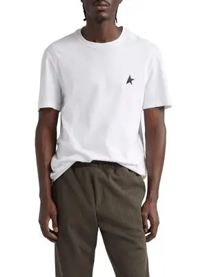 GOLDEN GOOSE Star Cotton Logo Tee - White