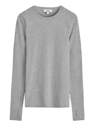 COS Slim Lightweight Long-Sleeved Top