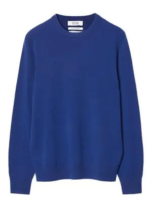 Cos COS Pure Cashmere Sweater Blue