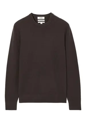 Cos COS Pure Cashmere Sweater Brown